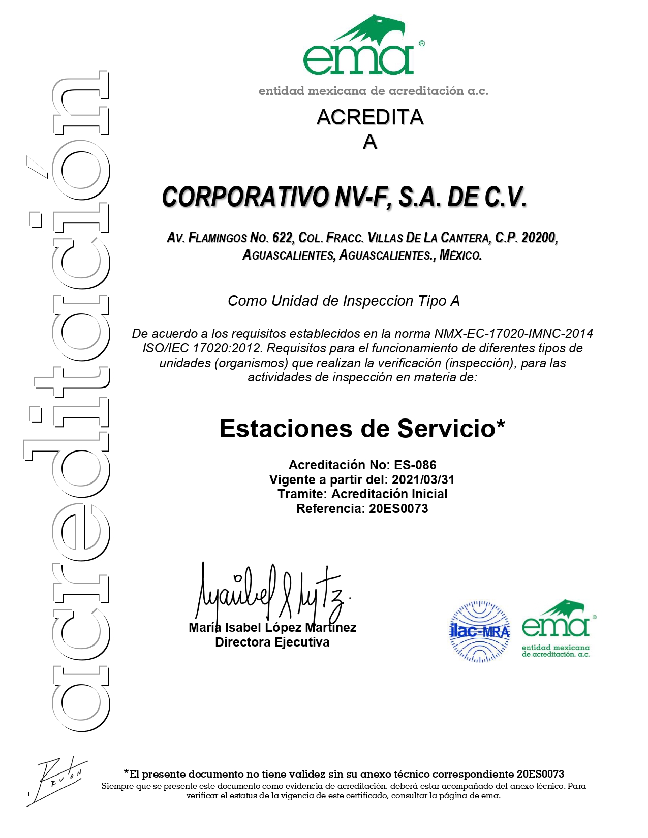 ACREDITACIONES NV-F